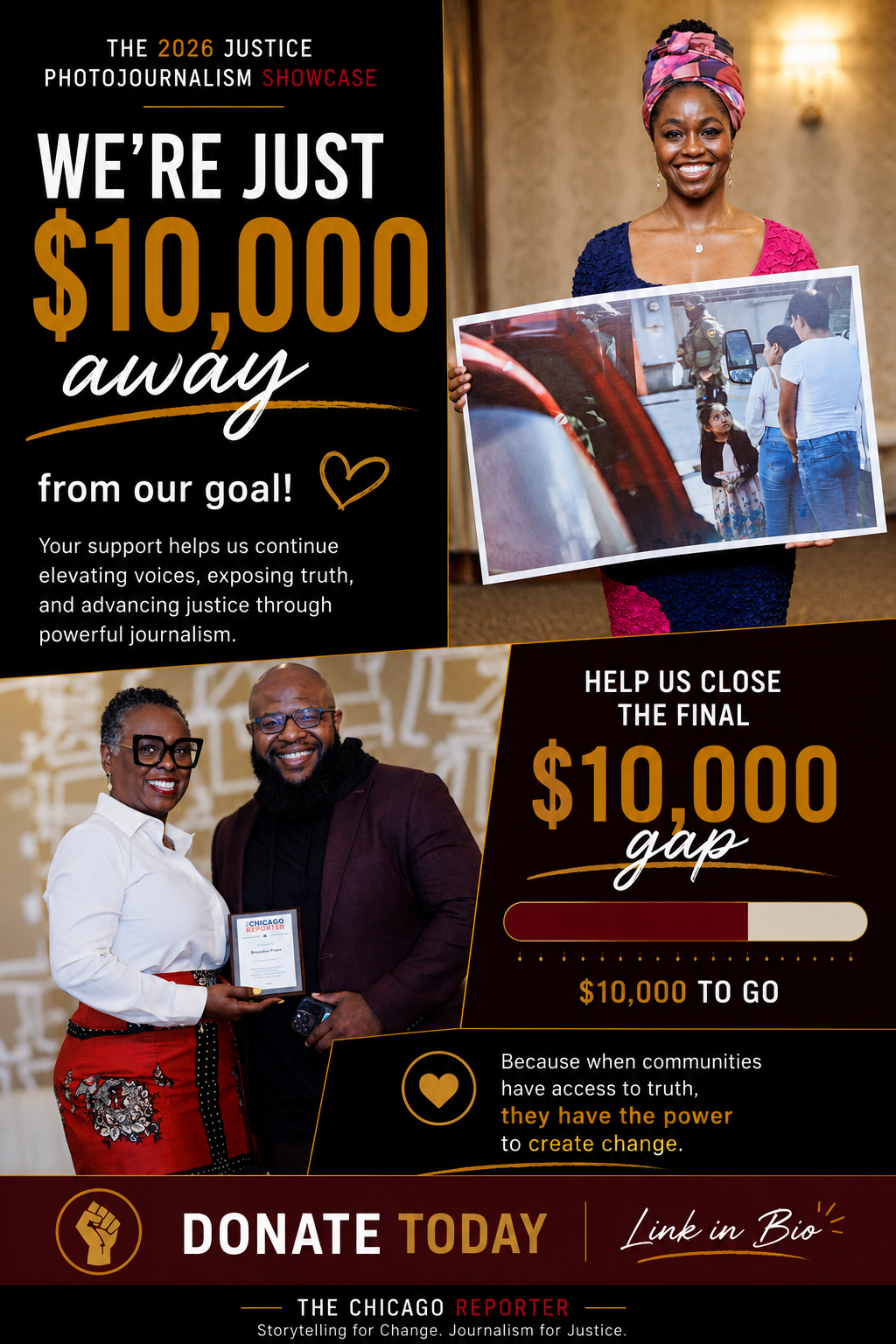 TCR needs your help to reach our fundraising goal! - The Chicago Reporter
